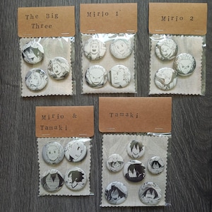 My Hero Academia Badge Packs - MHA Badges - Manga Badges - Izuku ...