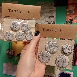 Ouran High School Host Club Badge Packs - OHSHC Badges - Manga Badges ...