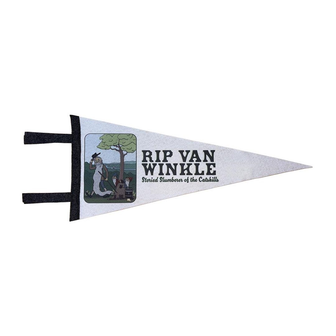 Rip Van Winkle Catskill Mountains Pennant - Hudson Valley Literary ...