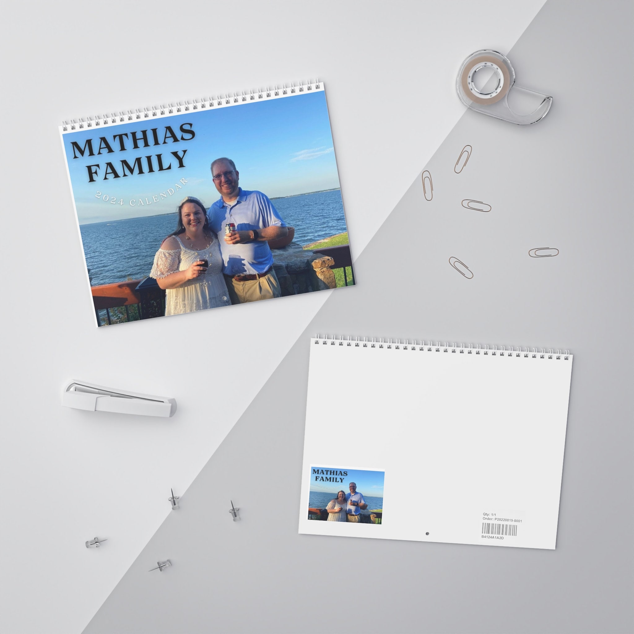 Customizable 2024 Calendar Custom Photo Calendar 2024 - Etsy