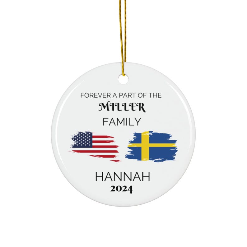 Personalized Long Distance Gift | Exchange Student Keepsake | Gift for ...