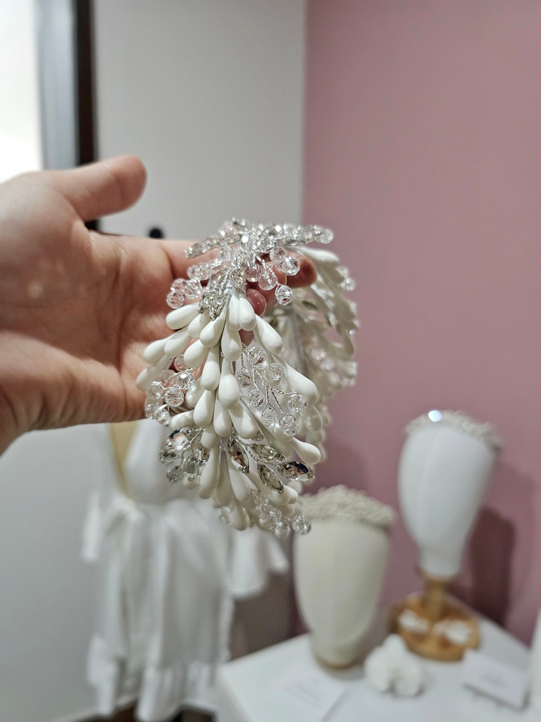Orange Blossom Bridal Tiara, Bridal Headdress, Tiara, Orange Blossom ...