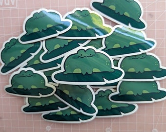 Frog Vinyl Sticker Wow Open Mouth Cute - Etsy