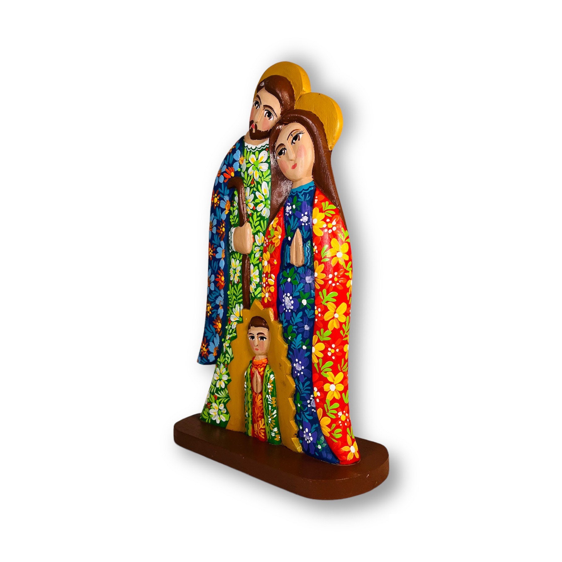Unique Floral Design Nativity Scene Christmas Nativity Scene Gift Hand ...