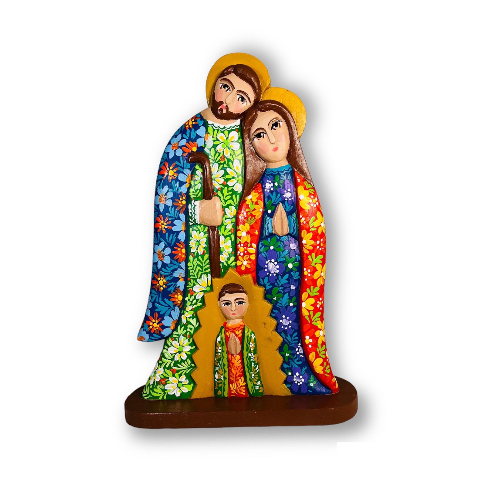 Unique Floral Design Nativity Scene Christmas Nativity Scene Gift Hand ...