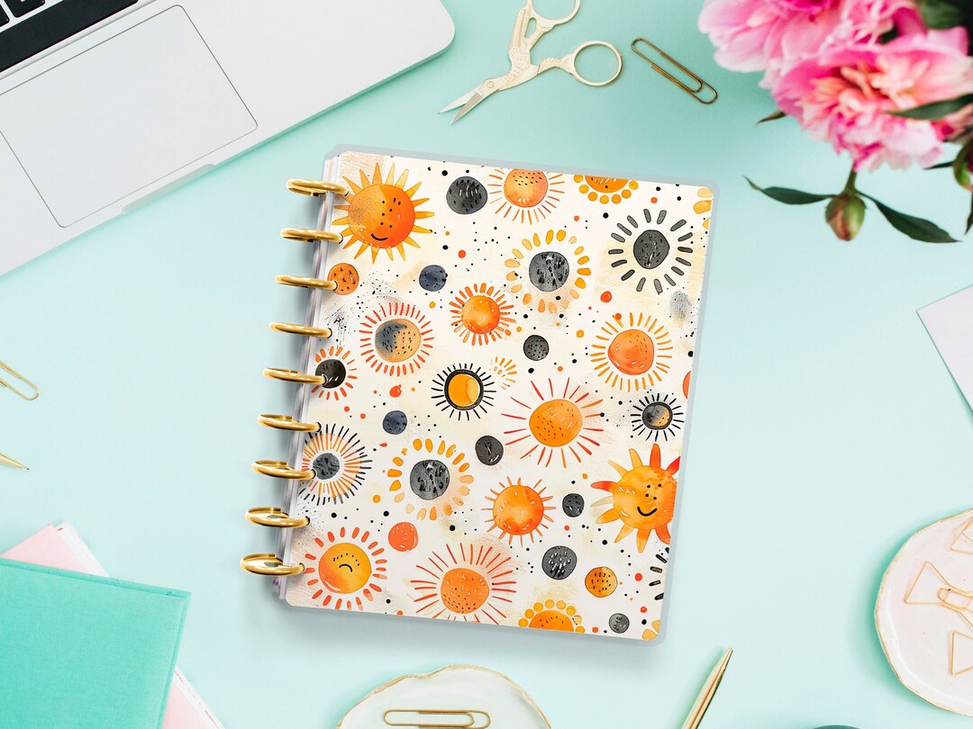Sunshine Planner Cover for Disc Bound Planner | Planner Cover for ...