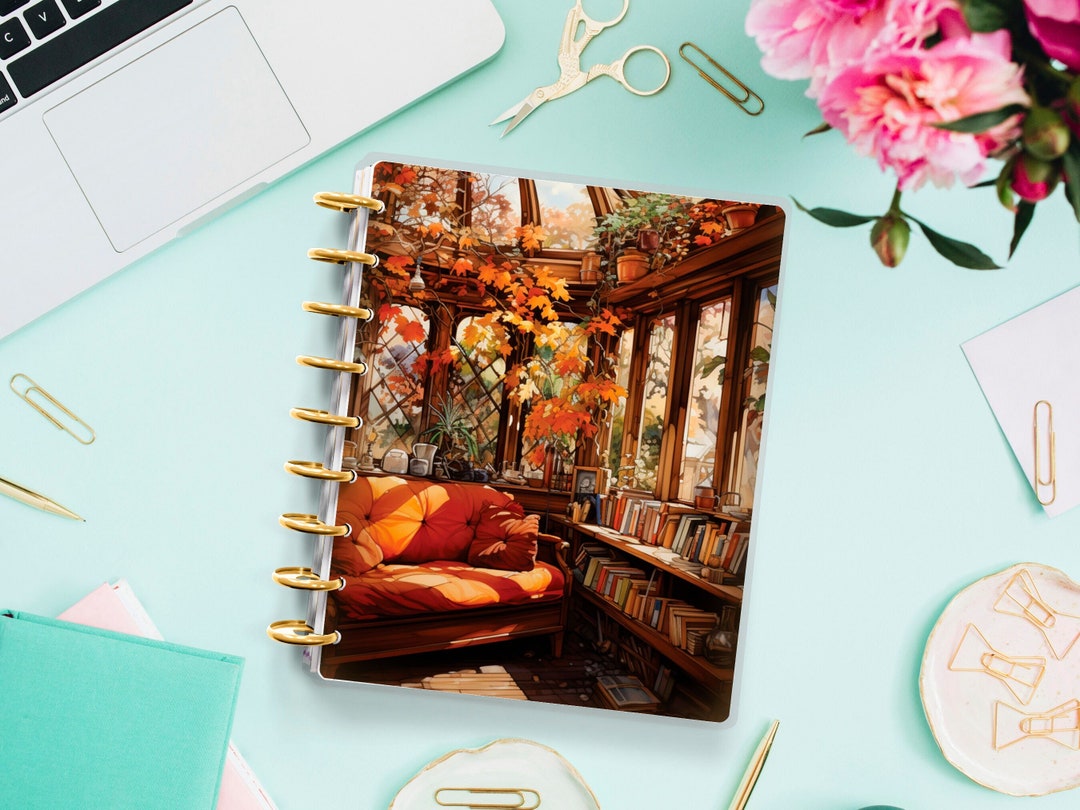 Cozy Corner Planner Cover for Disc Bound Planner | Planner Cover for ...