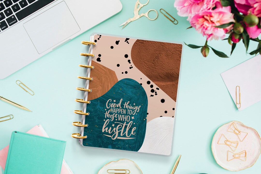 Abstract Planner Cover for Disc Bound Planner | Planner Cover for ...