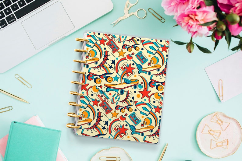 80's Planner Cover for Disc Bound Planner Planner Cover - Etsy