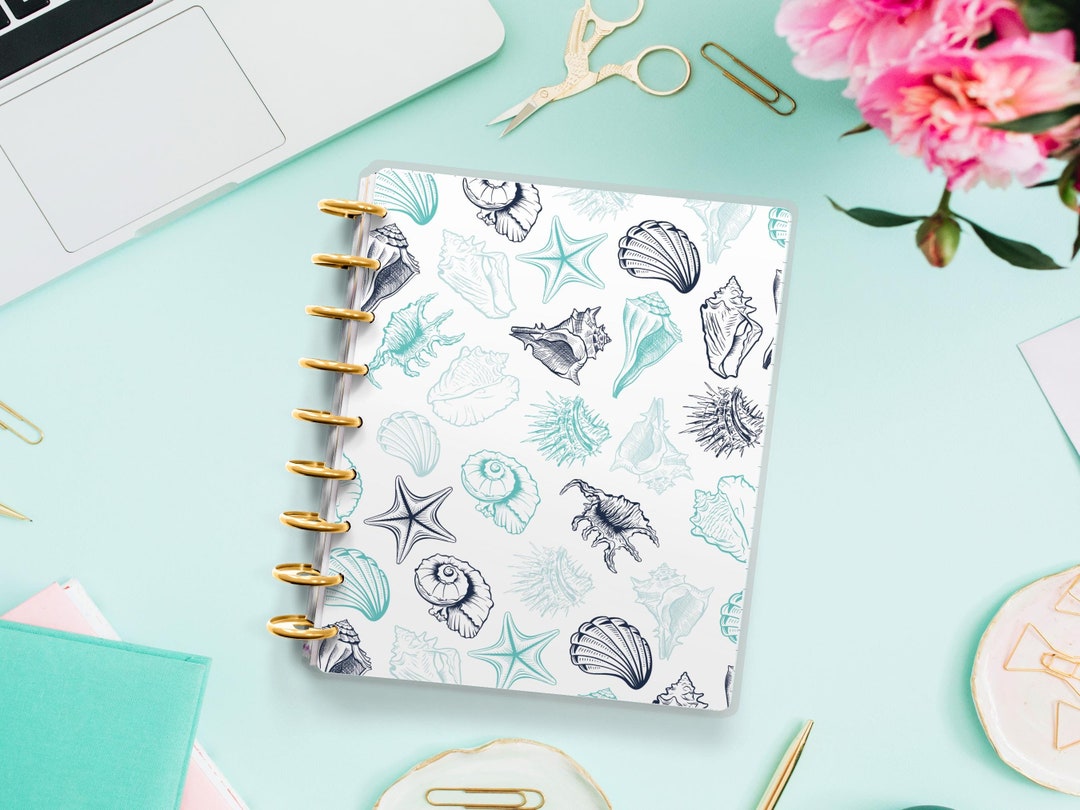 Seashells Planner Cover for Disc Bound Planner | Planner Cover for ...