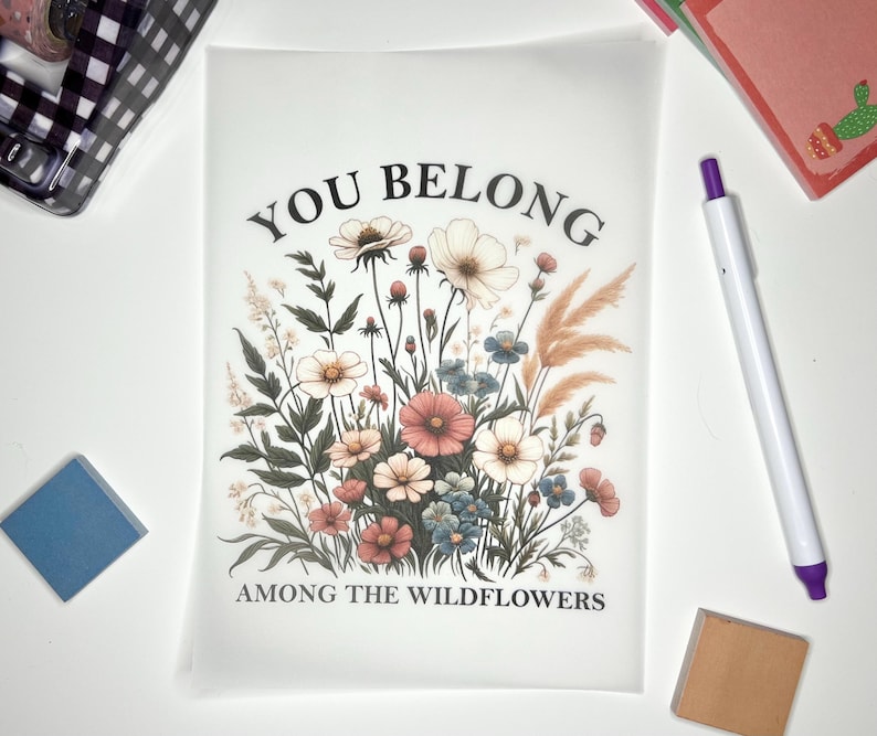 Wildflowers Dashboard, Planner Insert, Discbound Dashboard, A5, A6 ...