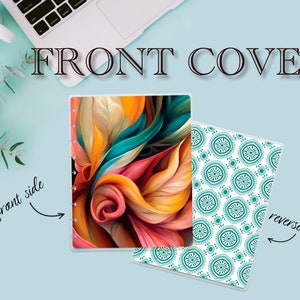 Pink Floral Planner Cover for Disc Bound Planner | Planner Cover for ...