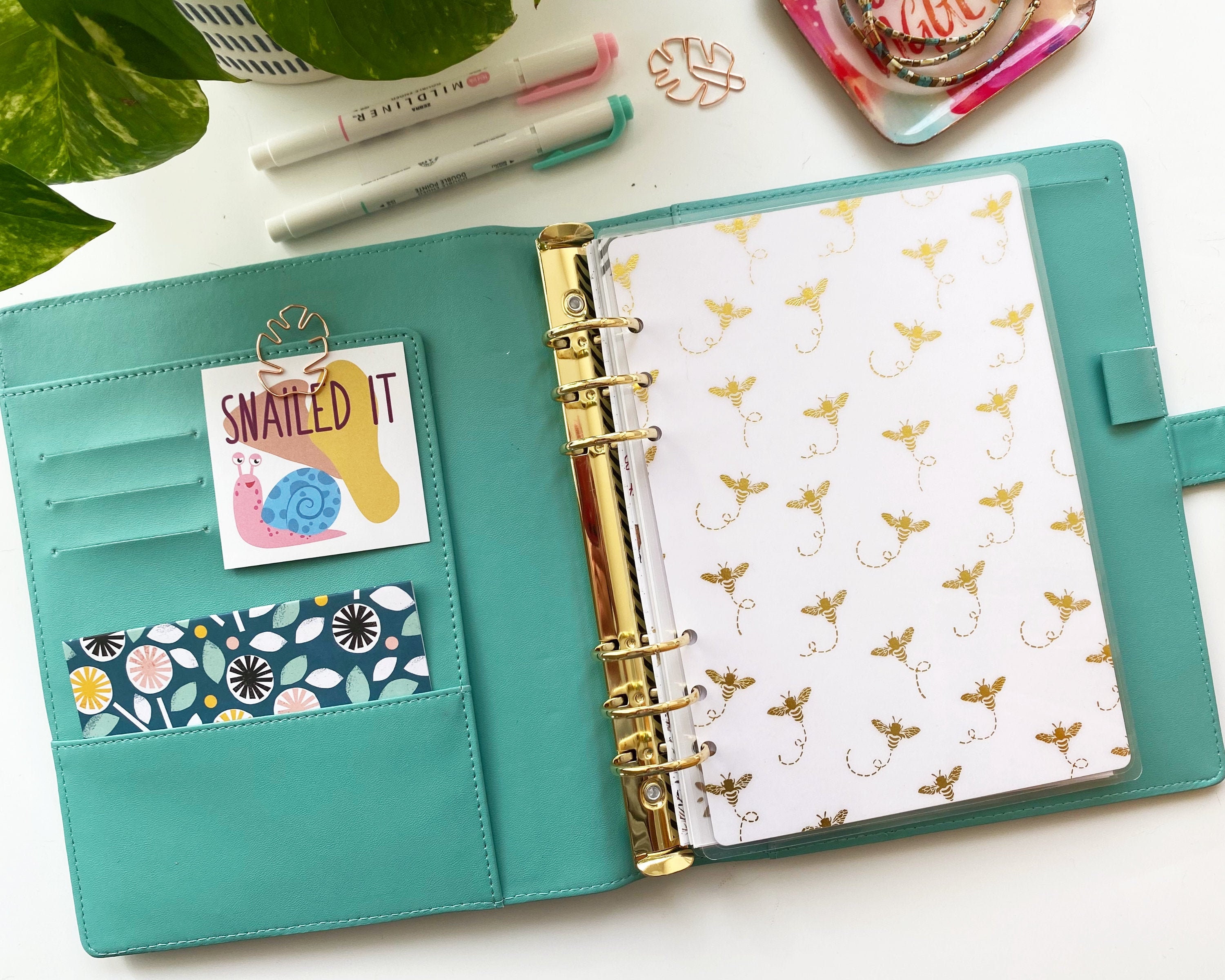 Bee Planner Dashboard Planner Insert Discbound Dashboard - Etsy