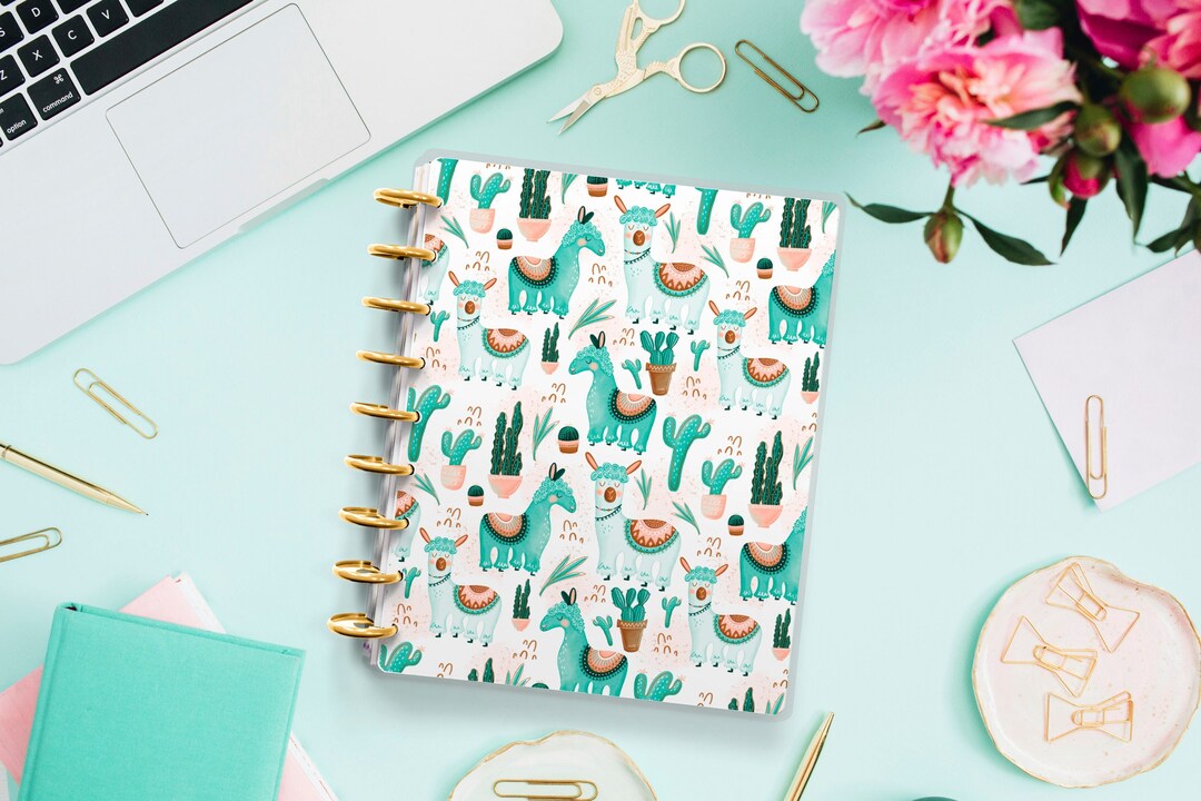 Llama Planner Cover for Disc Bound Planner | Planner Cover for Spiral ...