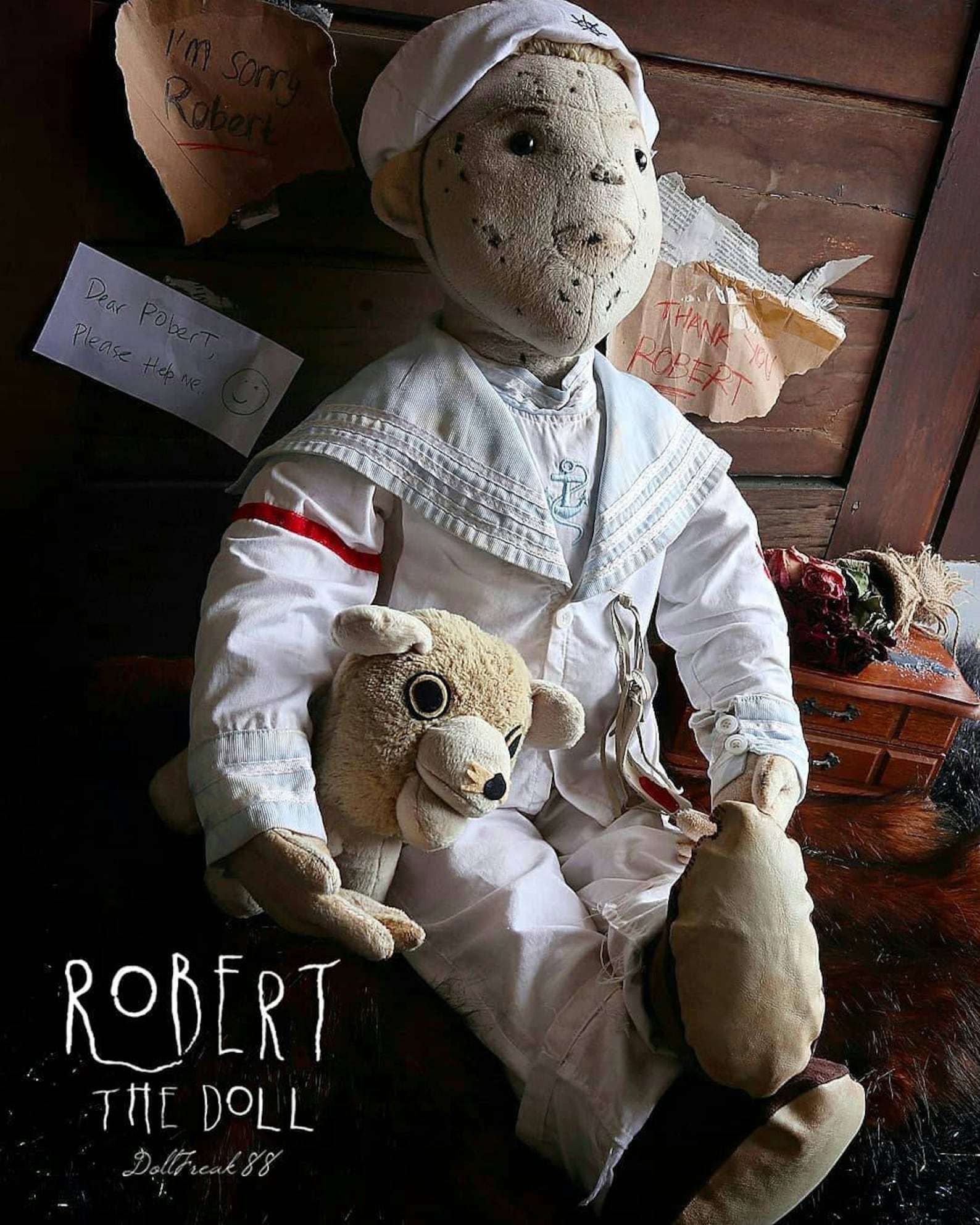 Robert the Doll Haunted BIG Size Super Quality replica - Etsy