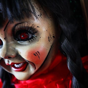 Annabelle RED DEVIL Ooak Creepy Doll - Etsy