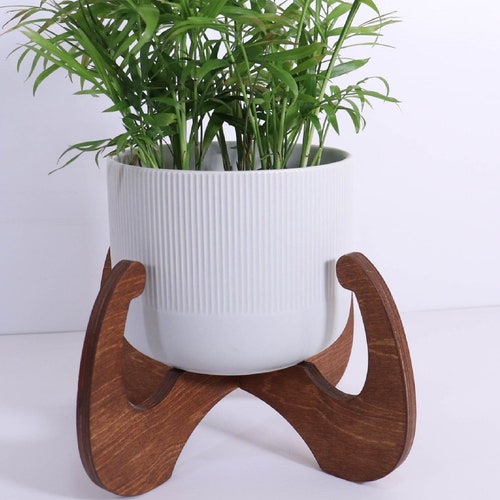 Monstera Table Plant Stand Side Table Monstera Plant Stand - Etsy