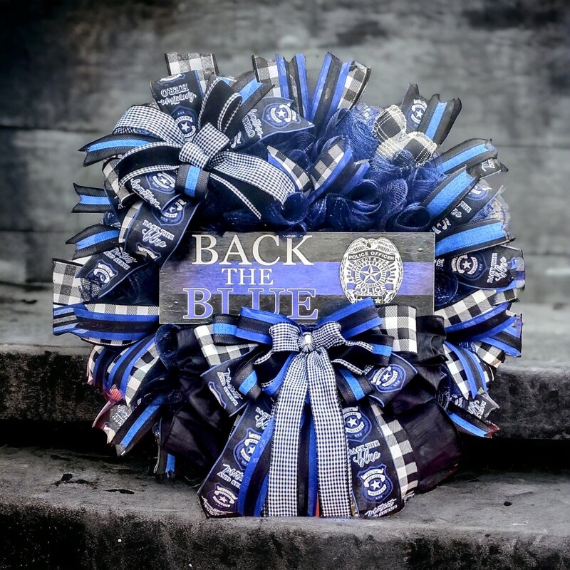 Police Wreath - Etsy