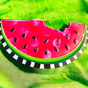 Vibrant Watermelon Wreath: Summer Front Door Decor, Pick a Sign Porch ...