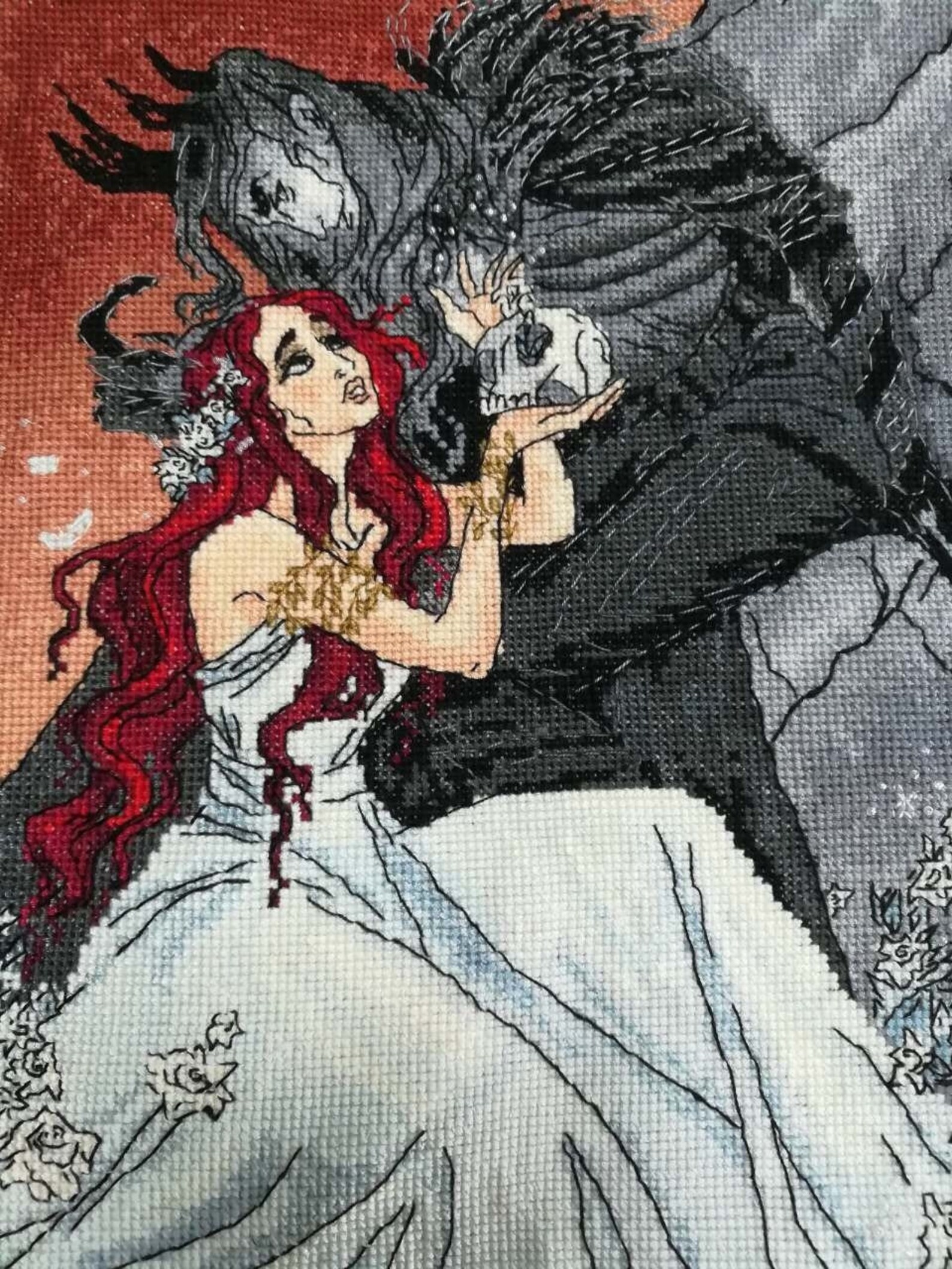 Hades and Persephone Cross Stitch Design Greek Mythology DIY Pattern ...