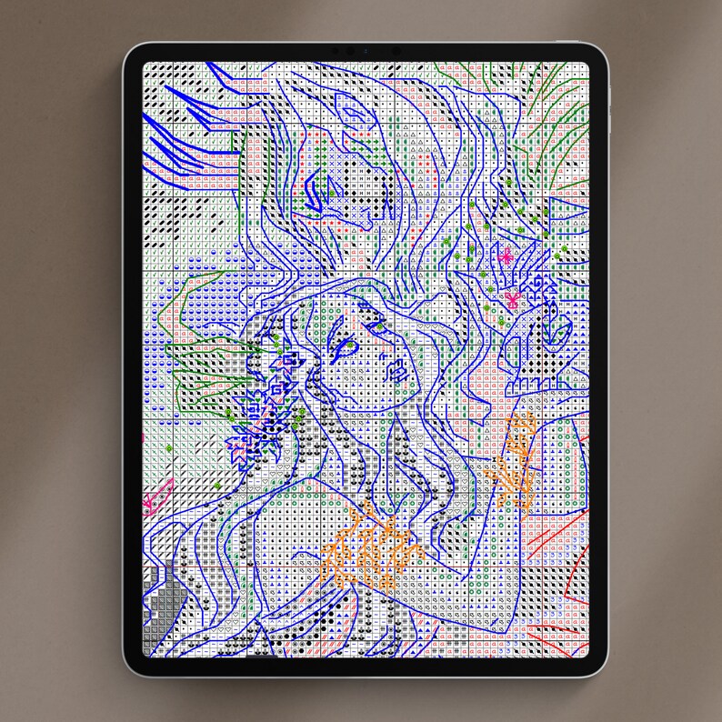 Hades and Persephone Cross Stitch Design Greek Mythology DIY Pattern ...