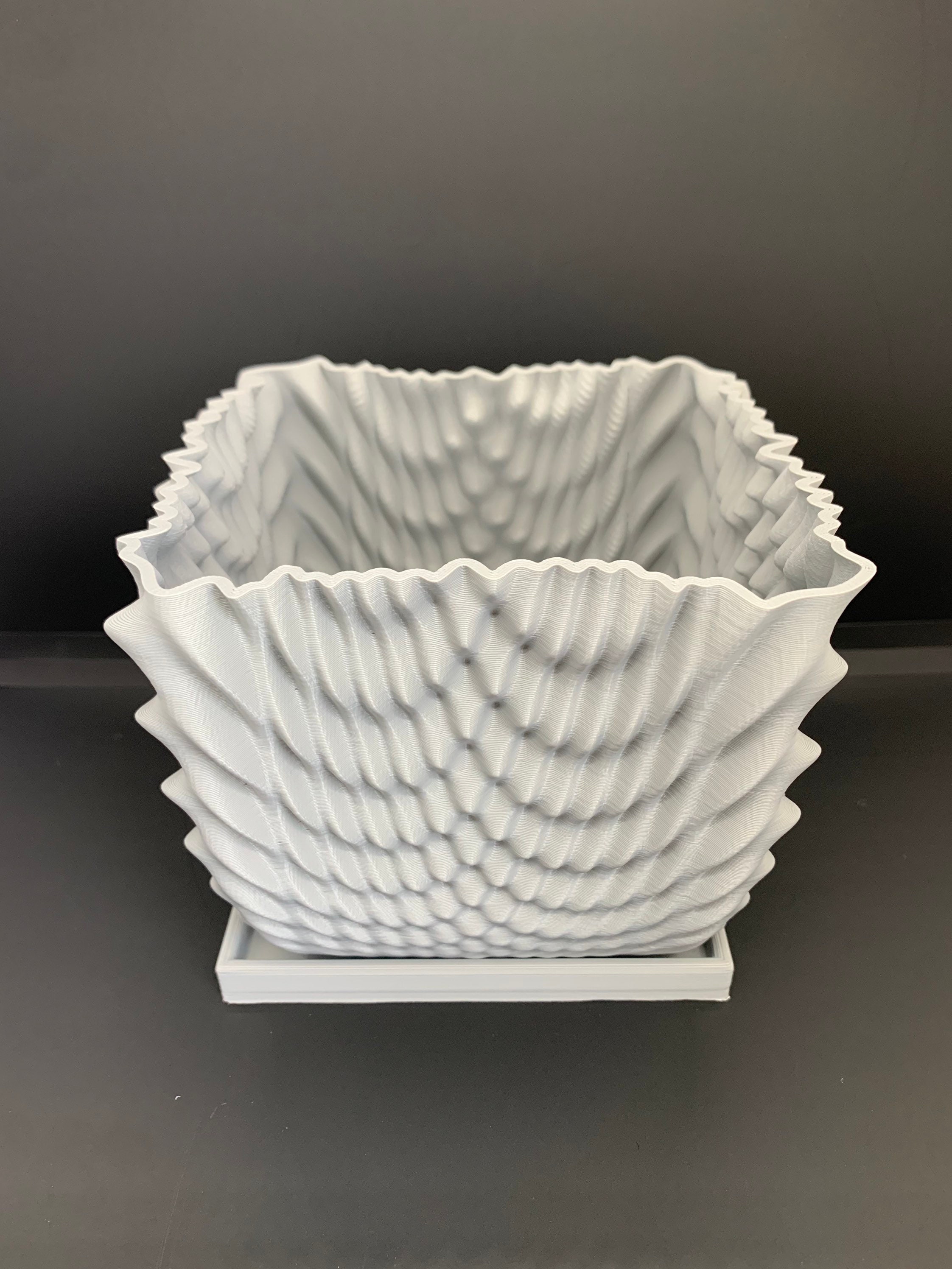 Ripple Planter Plant Pot Indoor-outdoor Eco-friendly for - Etsy