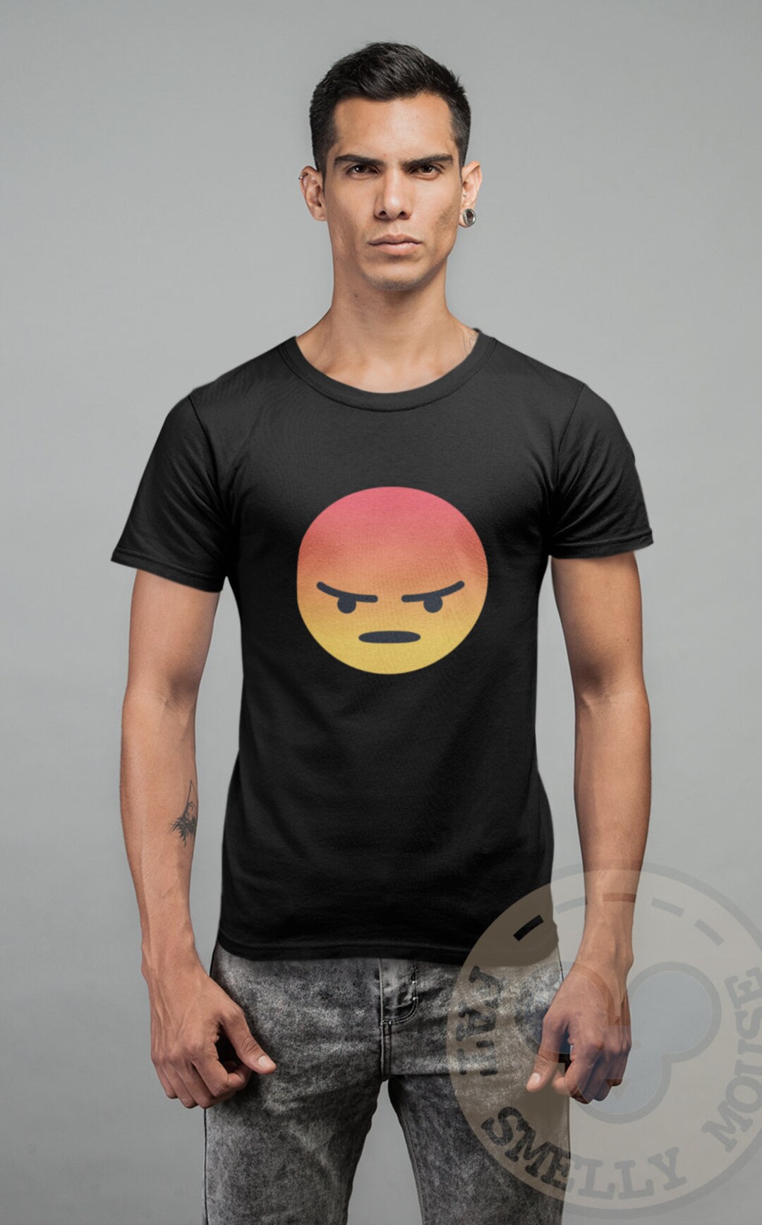 Angry Shirt - Unisex - Emoji Meme Facebook Reaction Tee - Etsy