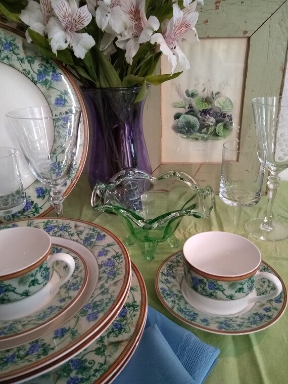 16 Piece Antique China Dinnerware Set Dining Dinner Set | Etsy