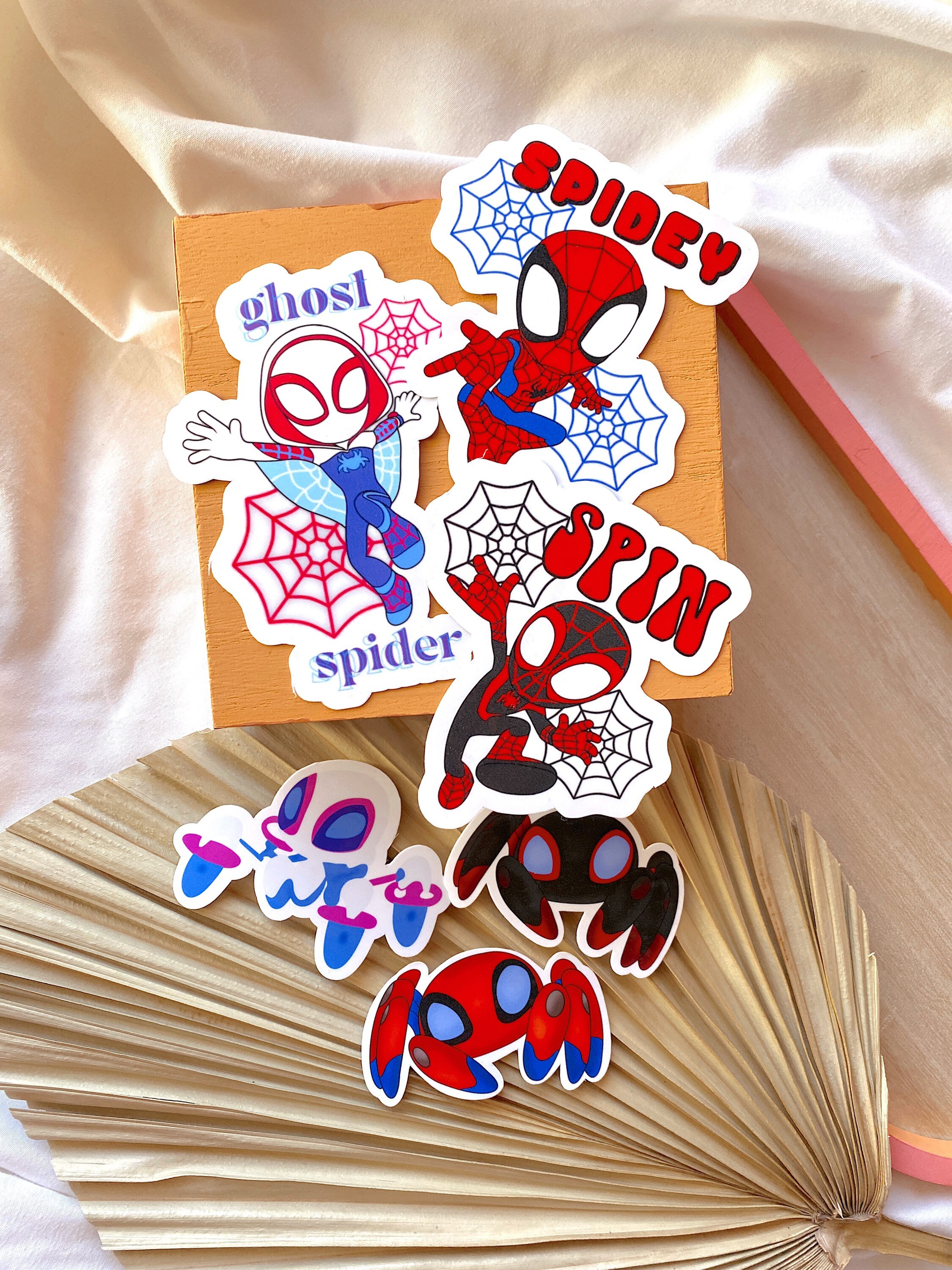 Spidey and His Amazing Friends Stickers Spidey Ghost Spider - Etsy ...