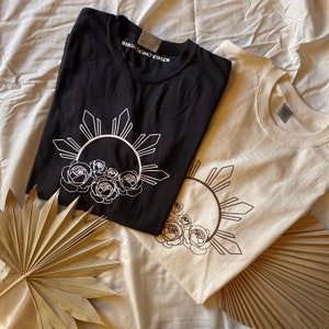 Fil Am Pride Tee, Filipino Symbol W/ Roses Tee, Crewneck, Long Sleeve ...