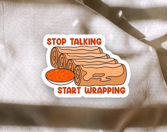 Lumpia Thats How I Roll Vinyl Decal, Sticker, Filipino Sticker ...