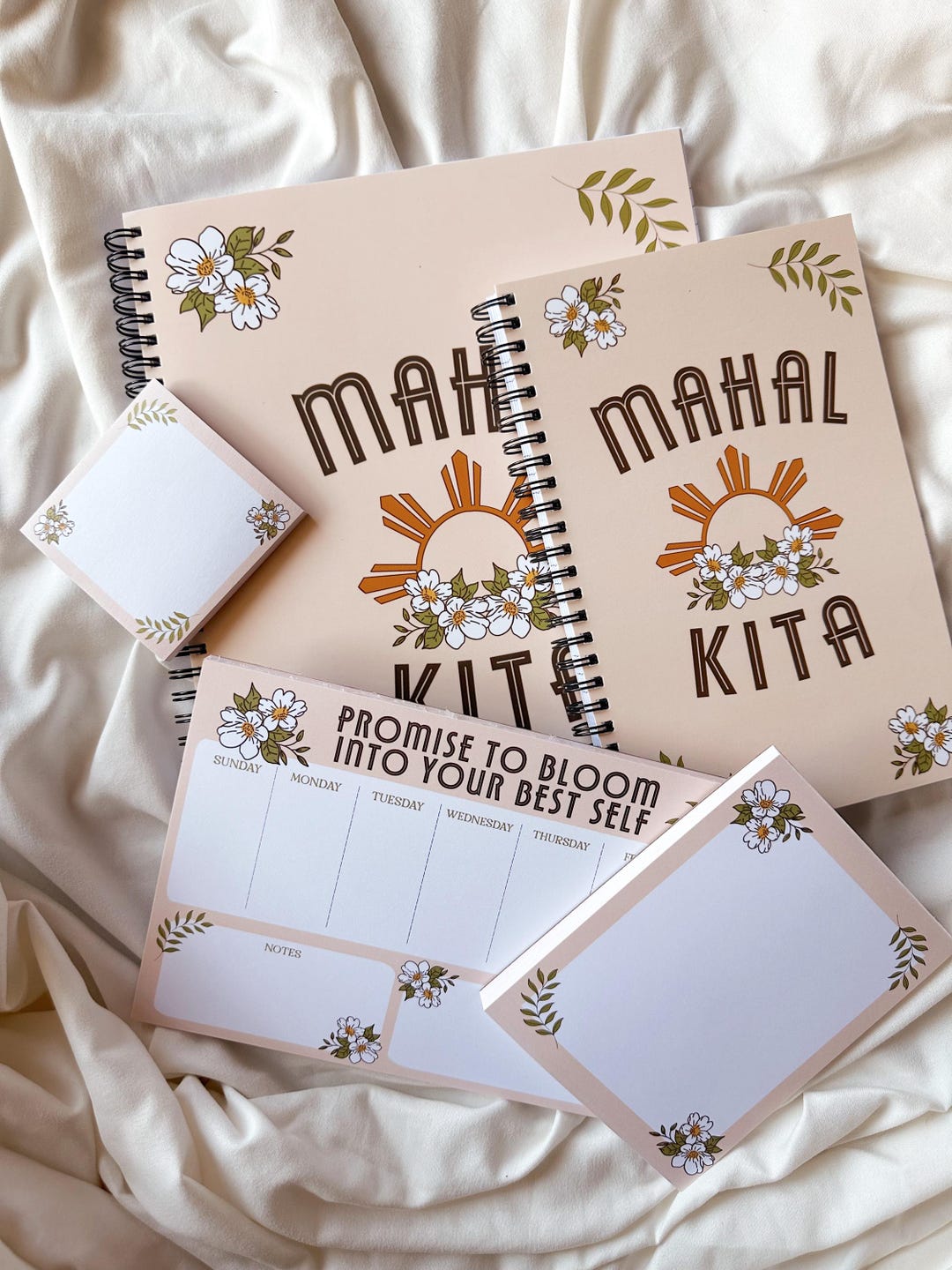 Mahal Kita Sampaguita Stationery Set, Filipino Stationery Set, Filipino ...