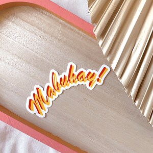 Mabuhay Sticker Filipino Sticker Philippines Sticker Retro - Etsy
