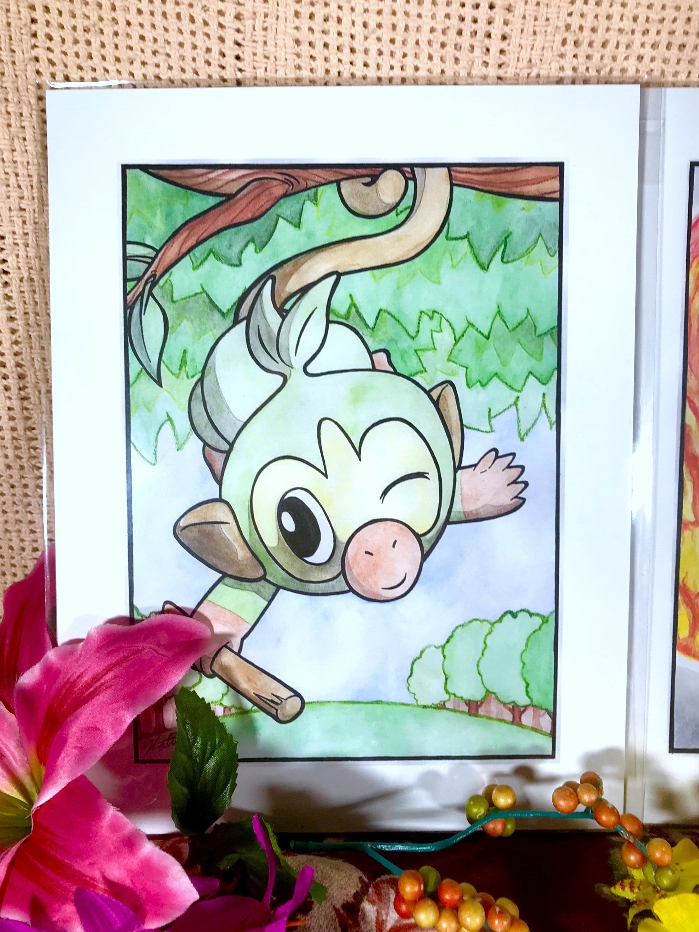 Sobble, Grookey, & Scorebunny Watercolor Original Signed Art Print Set ...
