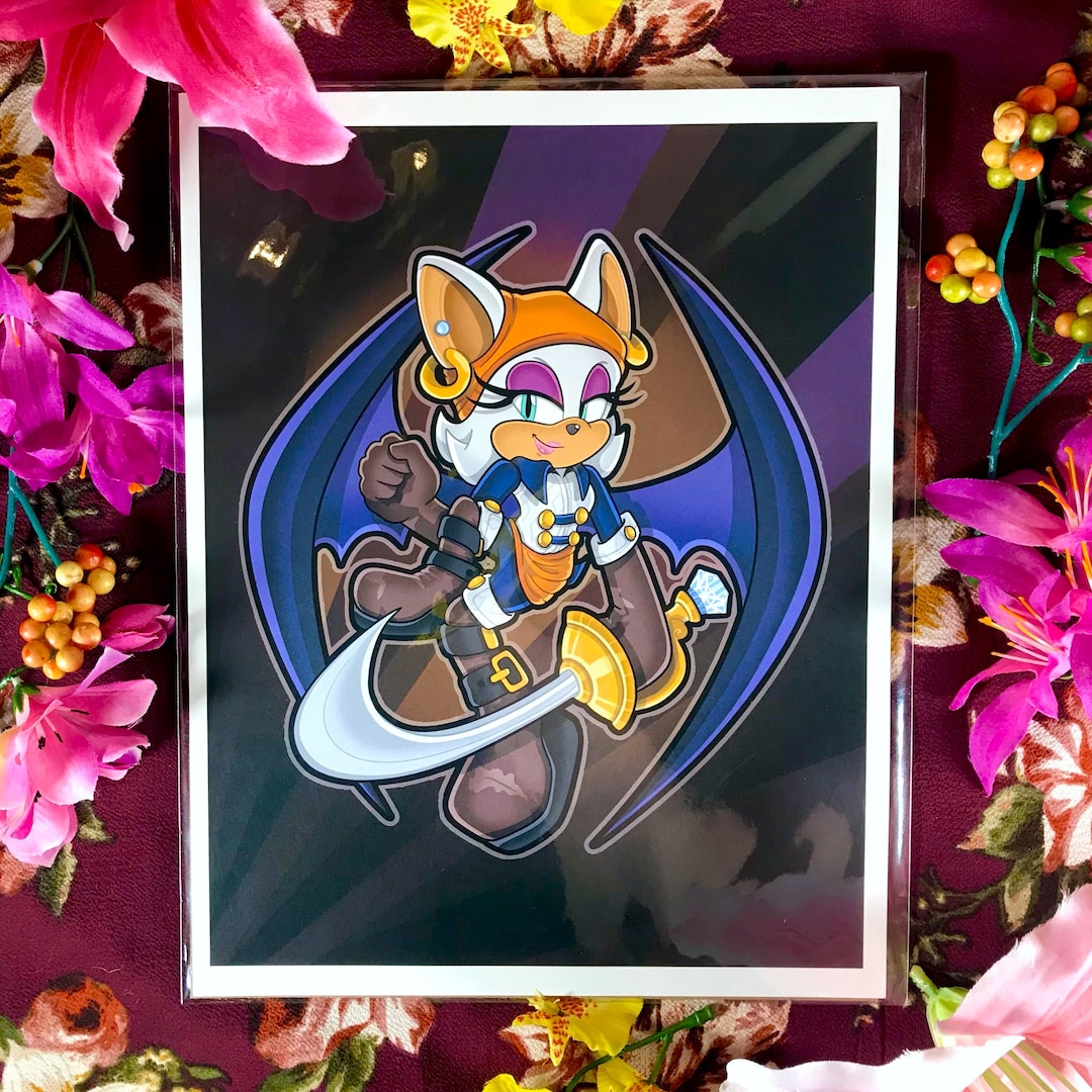 Batten Rouge - Sonic Prime Rouge the Bat Pirate Outfit Original Signed ...