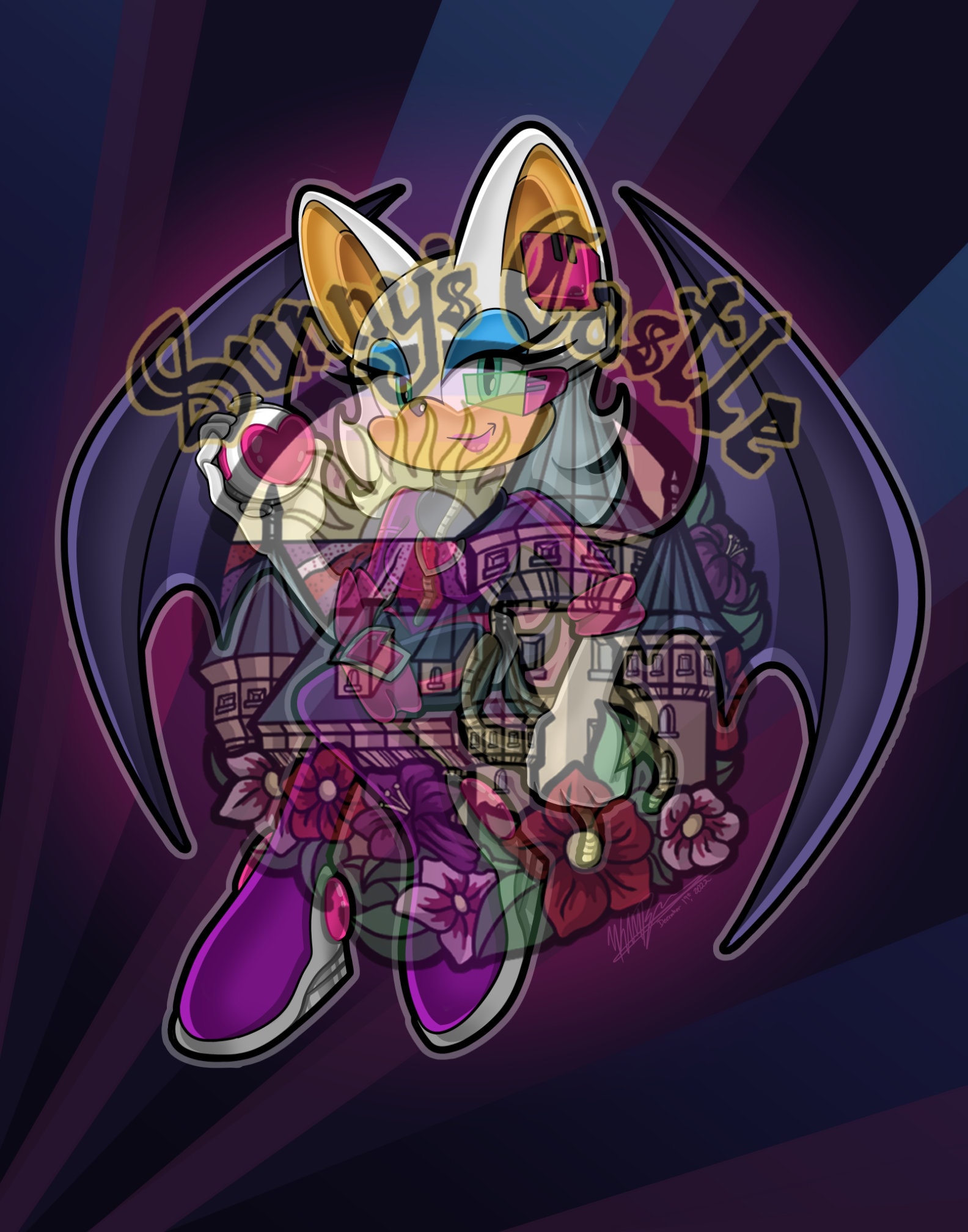 Spy / Treasure Hunter Rouge - Sonic Prime Rouge the Bat Treasure Hunter ...