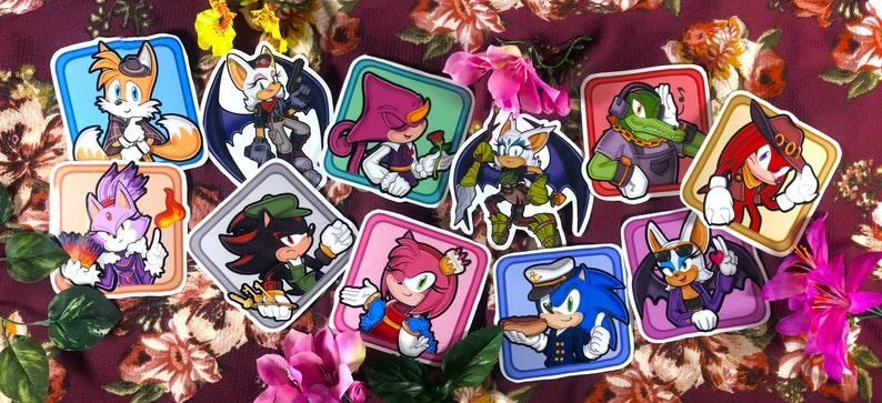 Sonic Prime Rouge the Bat 4 Vinyl Stickers rouge - Etsy