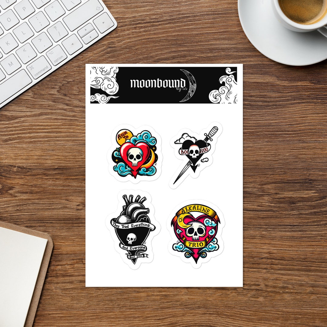 Alkaline Trio Inspired | FAN ART | Sticker Sheet - Etsy