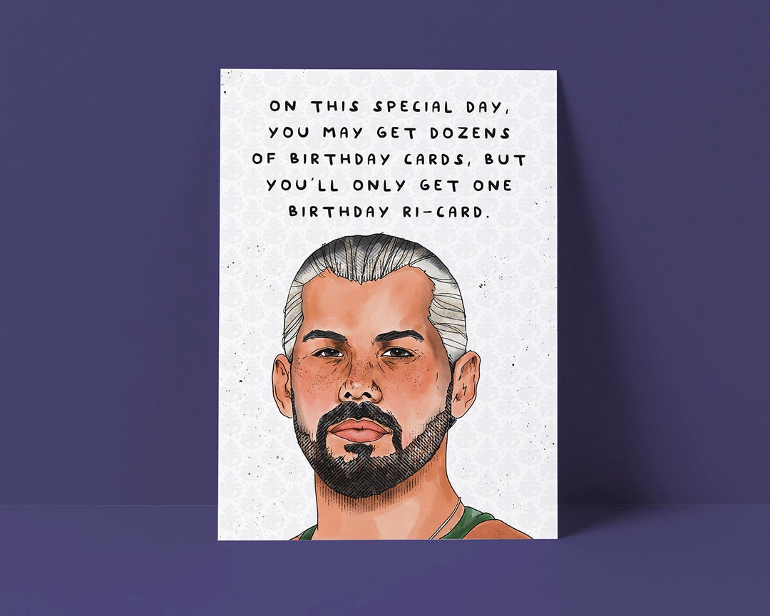 Ricard Birthday Card - Etsy