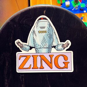 Zingbot Vinyl Sticker - Big Brother Fan Gift, Waterproof - Etsy