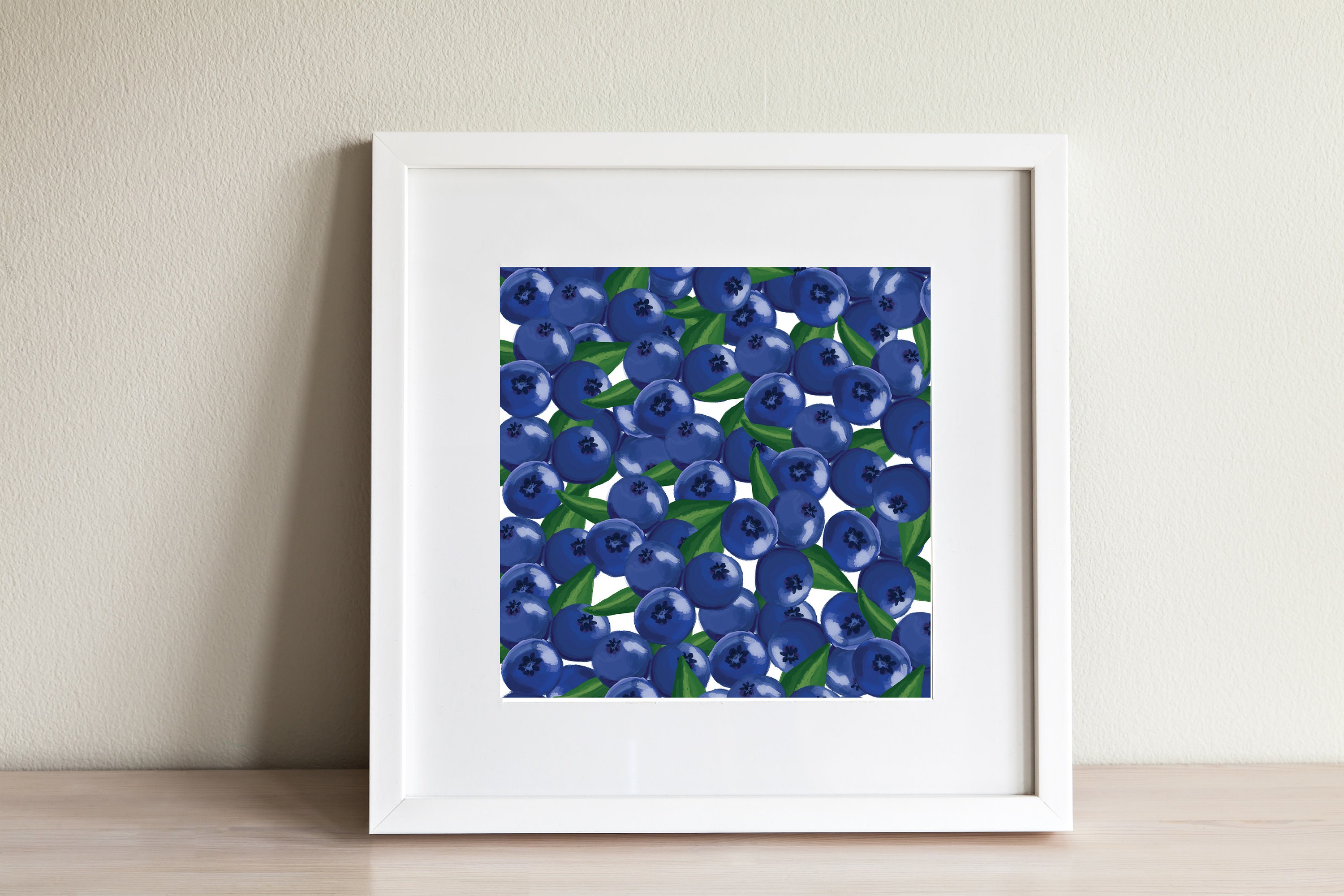 Blueberry Print, DIGITAL Art Print, DIGITAL DOWNLOAD, Maine Blueberries ...