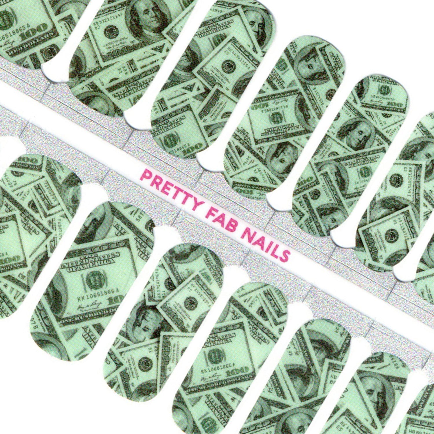 Dollar Bill Nails, Money Nail Wraps, Hundred Dollar Bill Nail Art ...