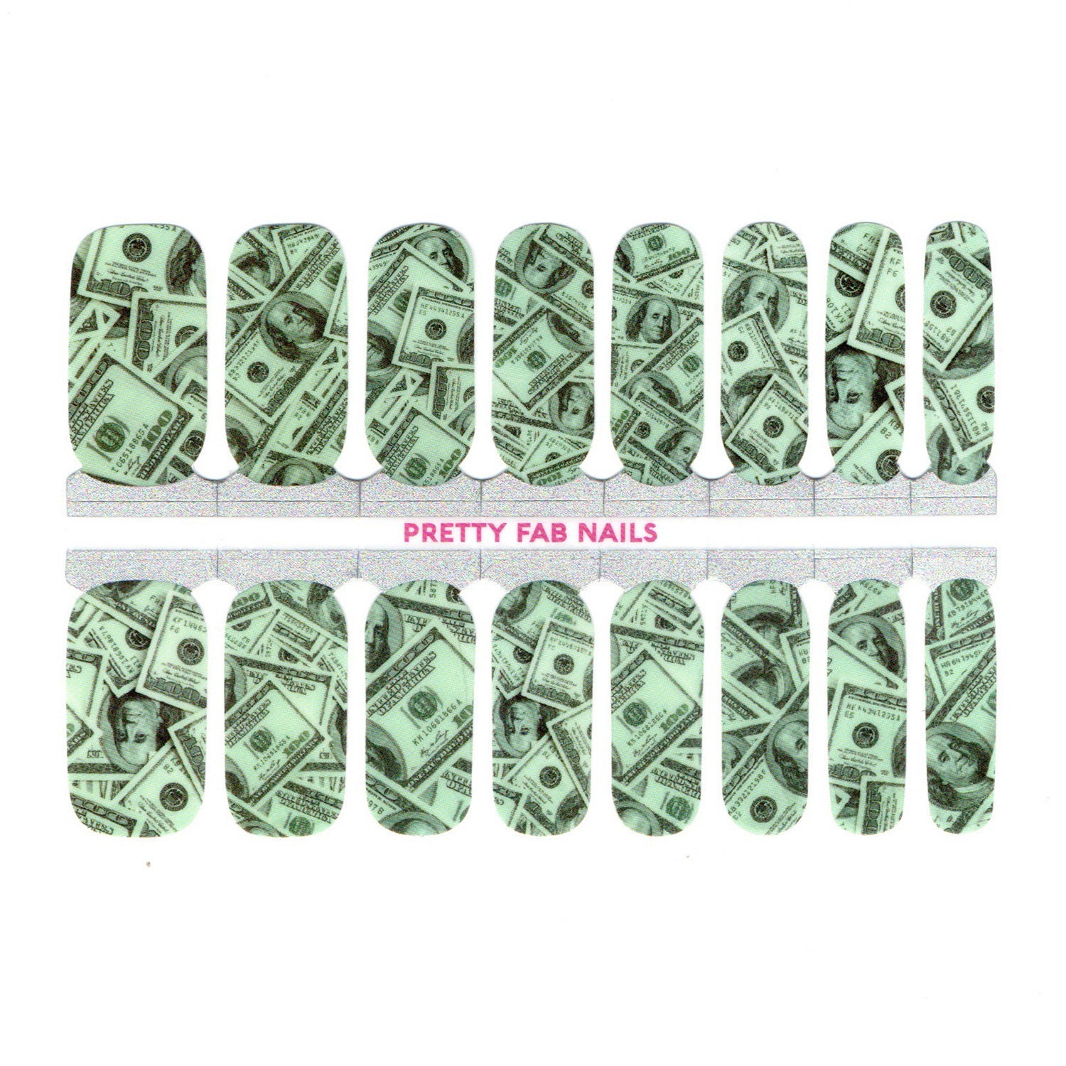 Dollar Bill Nails, Money Nail Wraps, Hundred Dollar Bill Nail Art ...
