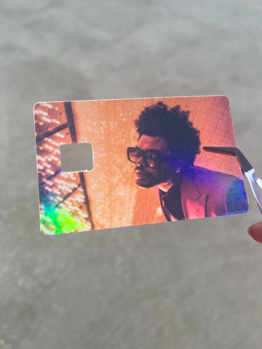 The Weeknd Blinding Lights Card Skin for Debit Card - Etsy