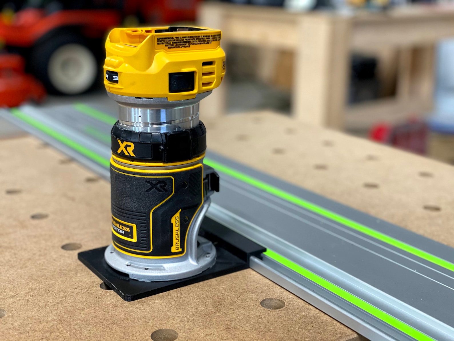 Dewalt Router Adapter for Festool Track Saw Guide Rails - DCW600B 20v ...
