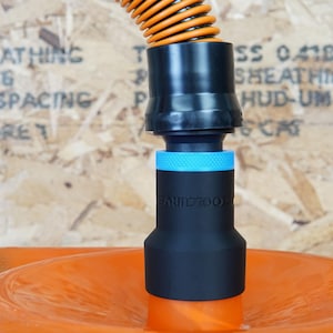 1 1/4" Shop Vac Hose Locking Dust Adapter for Dustopper Cyclone Dust ...