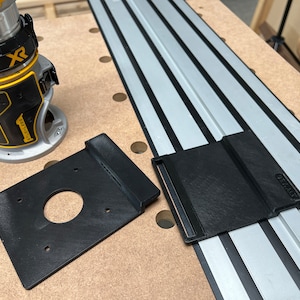 Dewalt Router Adapter for Dewalt Track Saw Guide Rails - DCW600B 20v ...