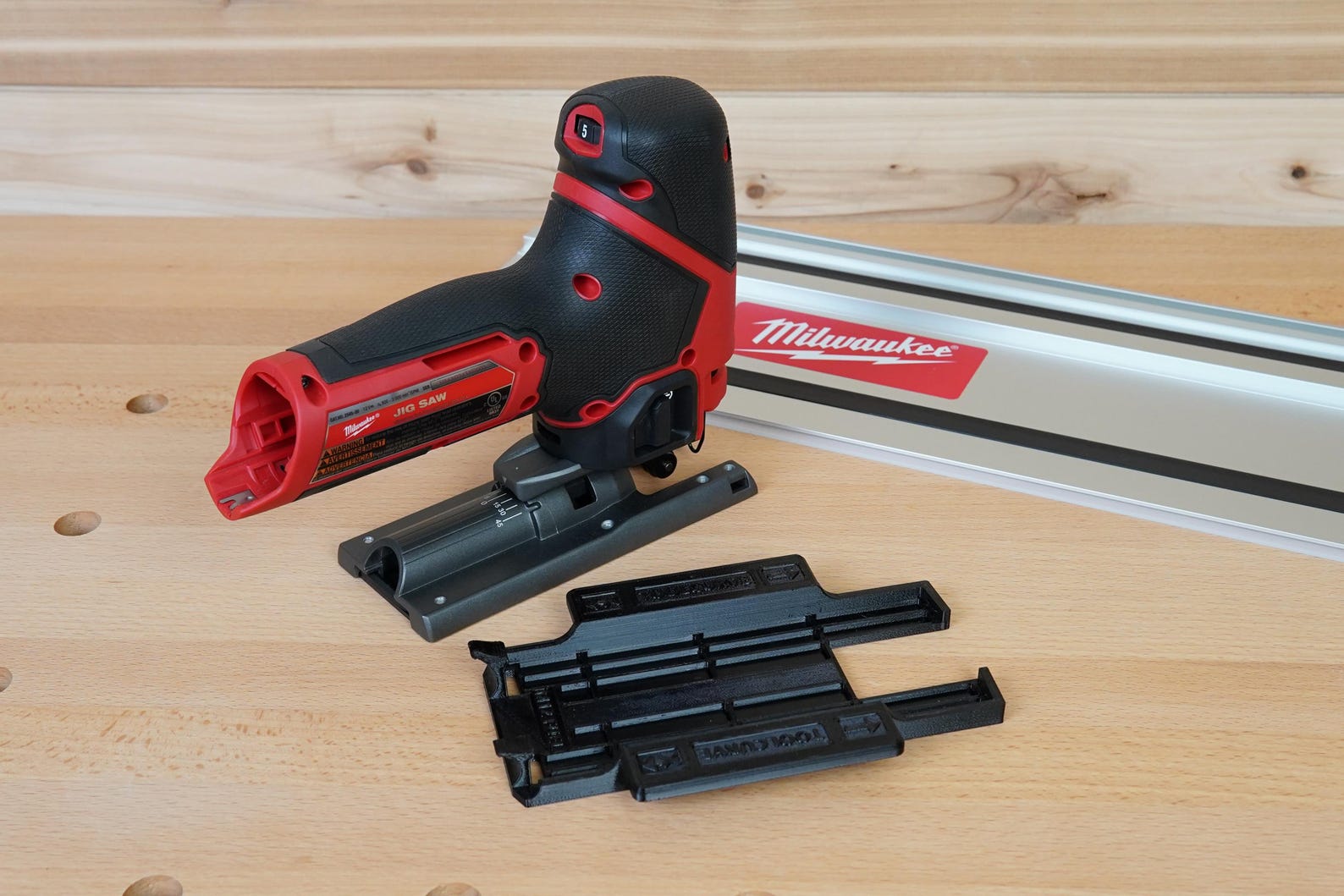 Jig Saw Guide Rail Adapter for Milwaukee M12 Fuel Jig Saw - Etsy