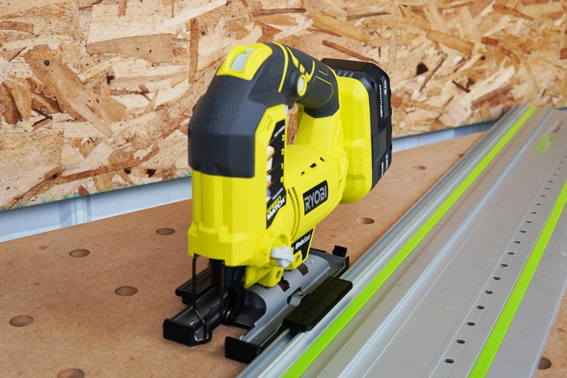 Ryobi Jig Saw Adapter for Festool & Makita Track Saw Guide Rails 18v ...