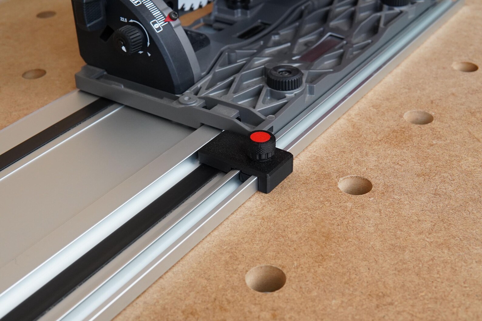 Milwaukee Guide Rail Limit Stops - Pair of 2 for Milwaukee Track Saw ...